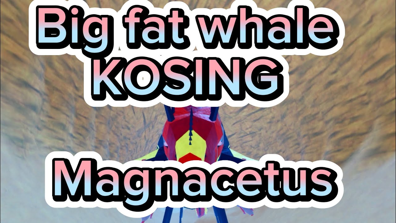 Kosing as magnacetus! (Creatures of sonaria) - YouTube