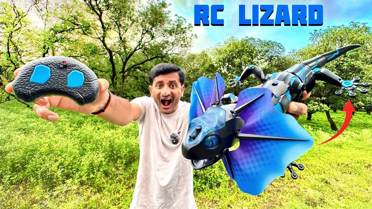Remote Control Lizard 4 Modes With Fun Prank Mode Unboxing and Testing ...