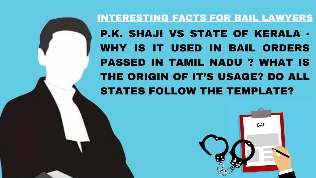 P.K.SHAJI VS STATE OF KERALA (AIR 2005 SC 100) - INTERESTING FACTS YOU ...