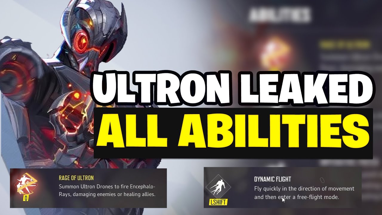 ALL ULTRON ABILITIES & RELEASE DATE LEAKED! (Marvel Rivals Ultron ...
