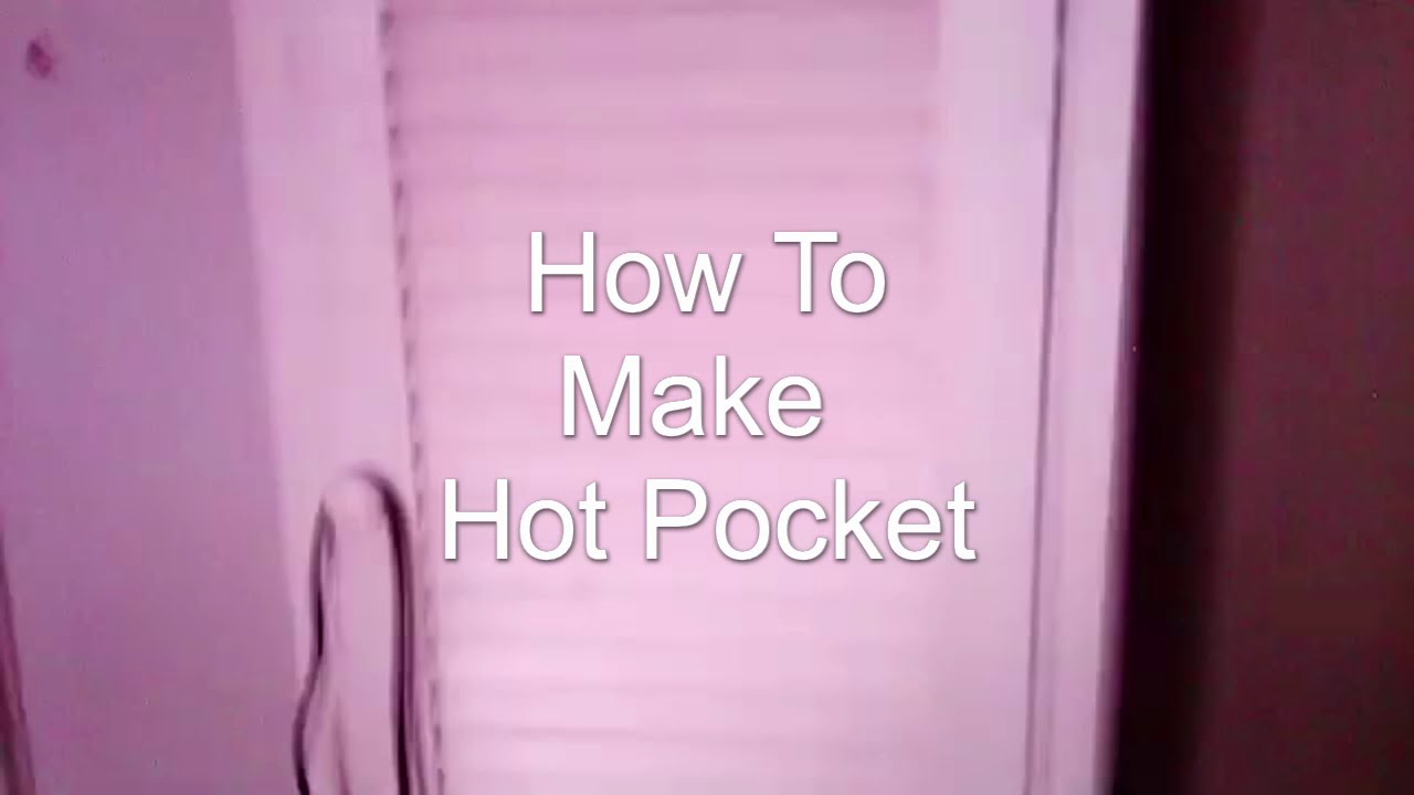 How To Make Hot Pocket - YouTube