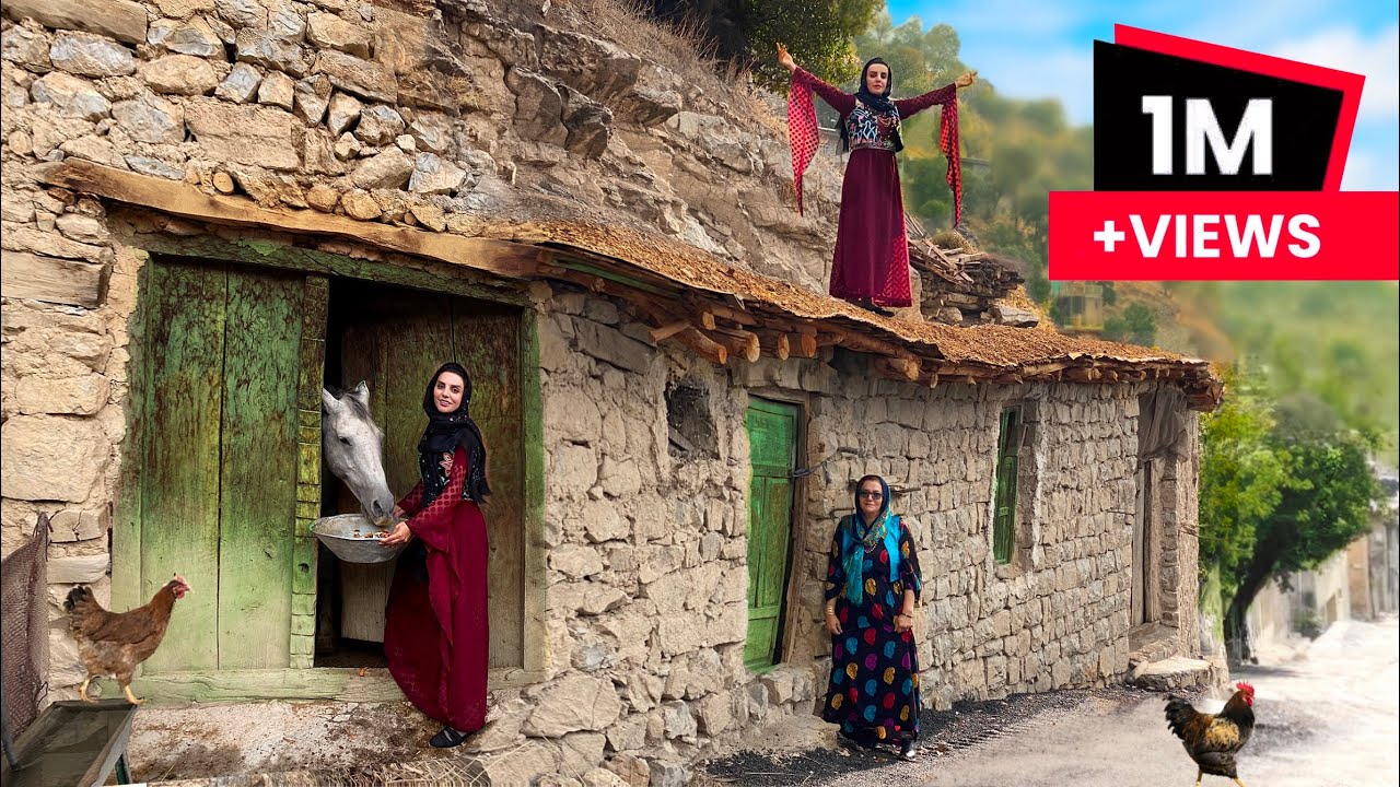 6 DAYS of beautiful IRAN in Fall nature with cooking of rural life 🏕️ ...