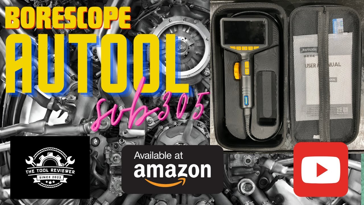 AUTOOL SVB305 Two-Way Articulating Borescope with Light - YouTube