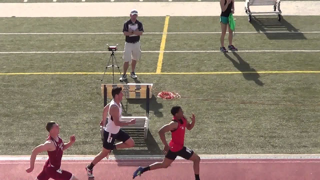 Mens 200m Dash - Moore - YouTube