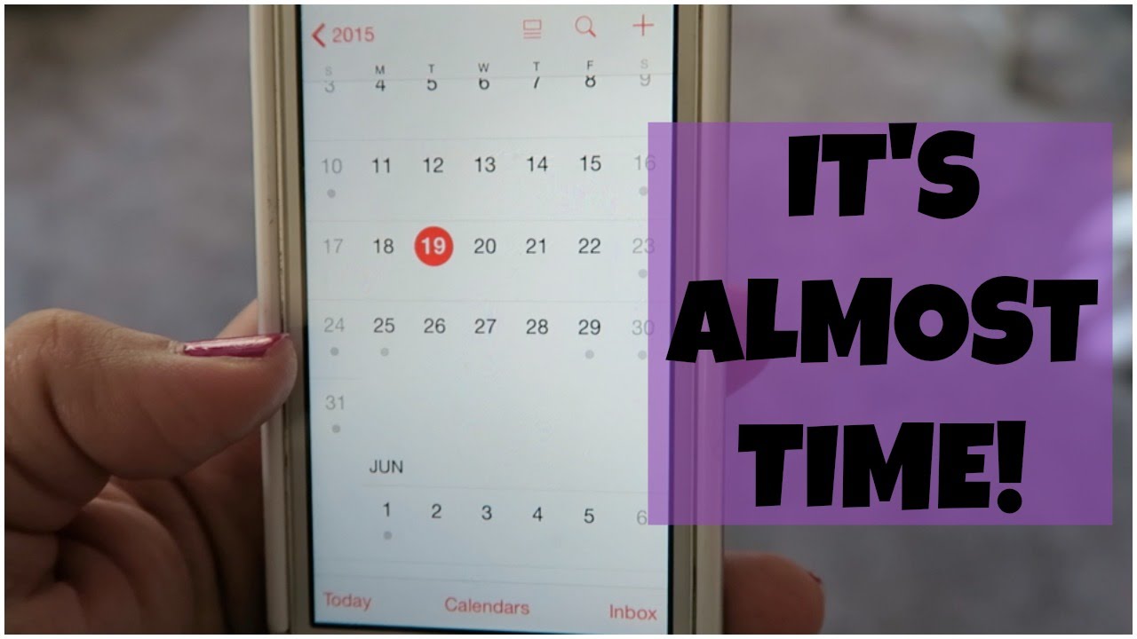 IT'S ALMOST TIME! - May 19, 2015 - YouTube