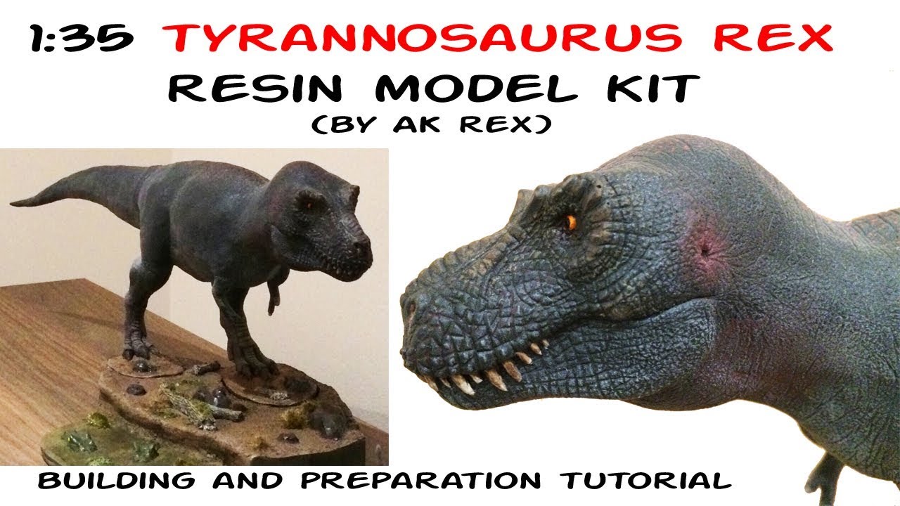 Tyrannosaurus Rex - My New Resin Kit! // Assembly Tutorial - YouTube
