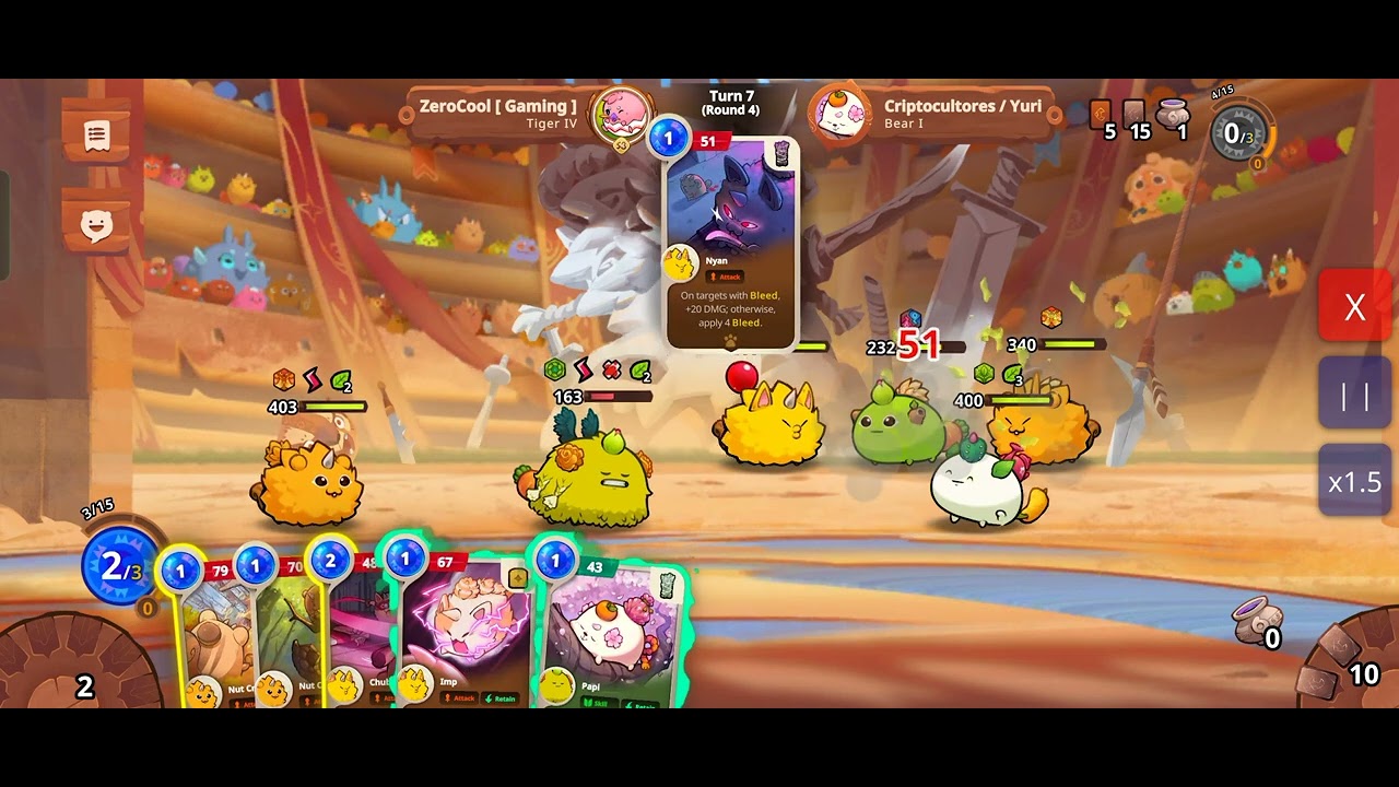 Axie Gameplay | Glorious Mane Rune S4 G10 - YouTube