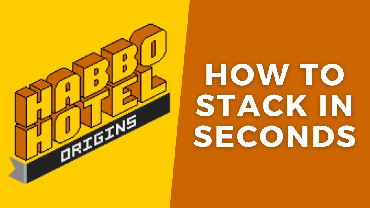 How To Stack In SECONDS | Habbo Hotel: Origins - YouTube