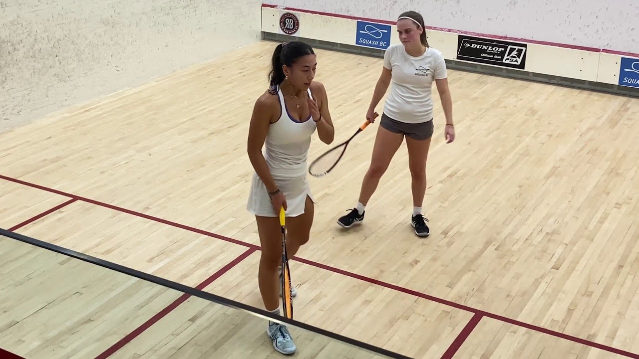 Alex Toth v Grace Thomas--2 Cam—Pt (3 OF 3)--B.C. Open Squash ...