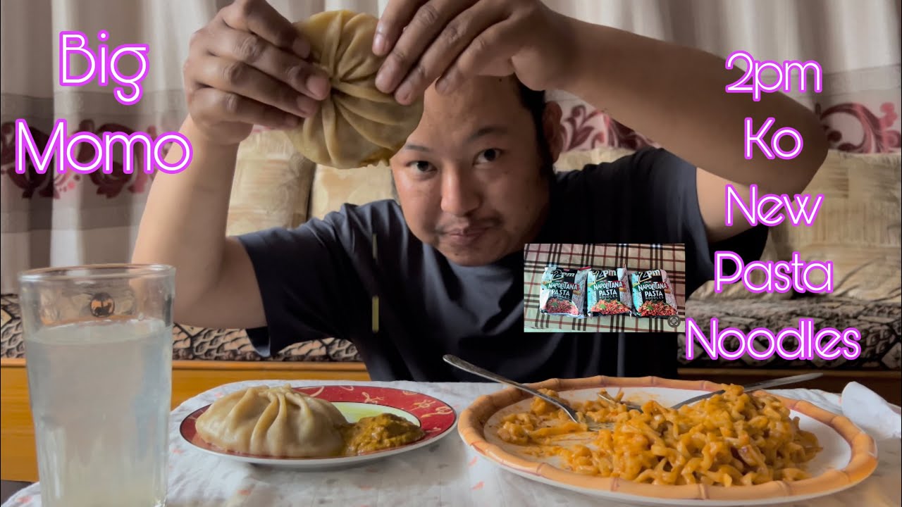 2pm Italia Napolitana Pasta Noodles || Big momo || Lemon water ...