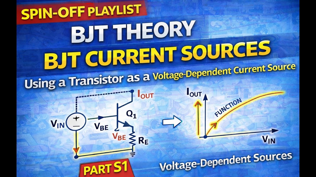 BJT Theory (Spin-Off) – Part S1: Transistors as Voltage-Dependent ...