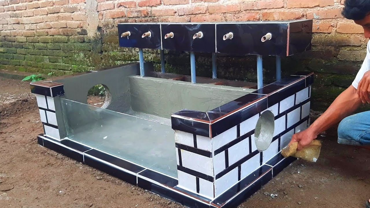 Buat Kolam kaca luar Rumah Yang Indah Dengan Chamber Filternya Simpel ...