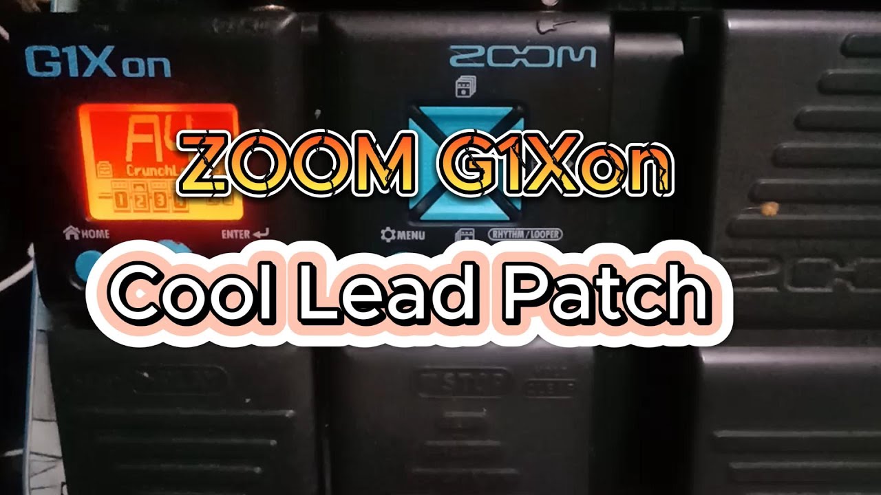 zoom g1xon cool lead patch - YouTube