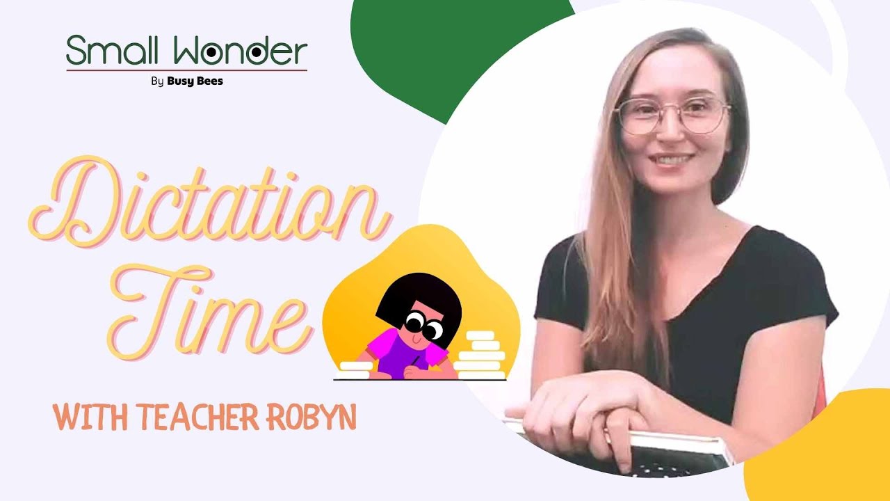 ️Dictation Time with Teacher Robyn - YouTube