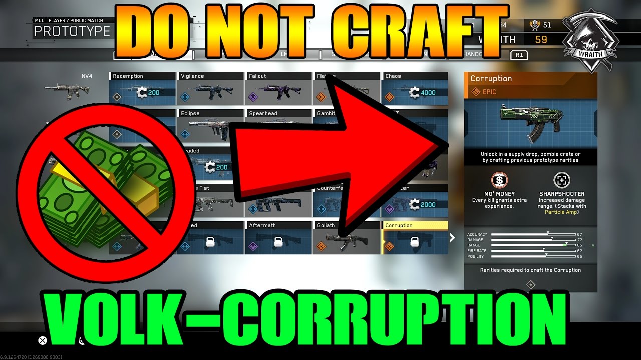 *NEW SCAM* DO NOT CRAFT THE VOLK - CORRUPTION! - Infinite Warfare PSA ...