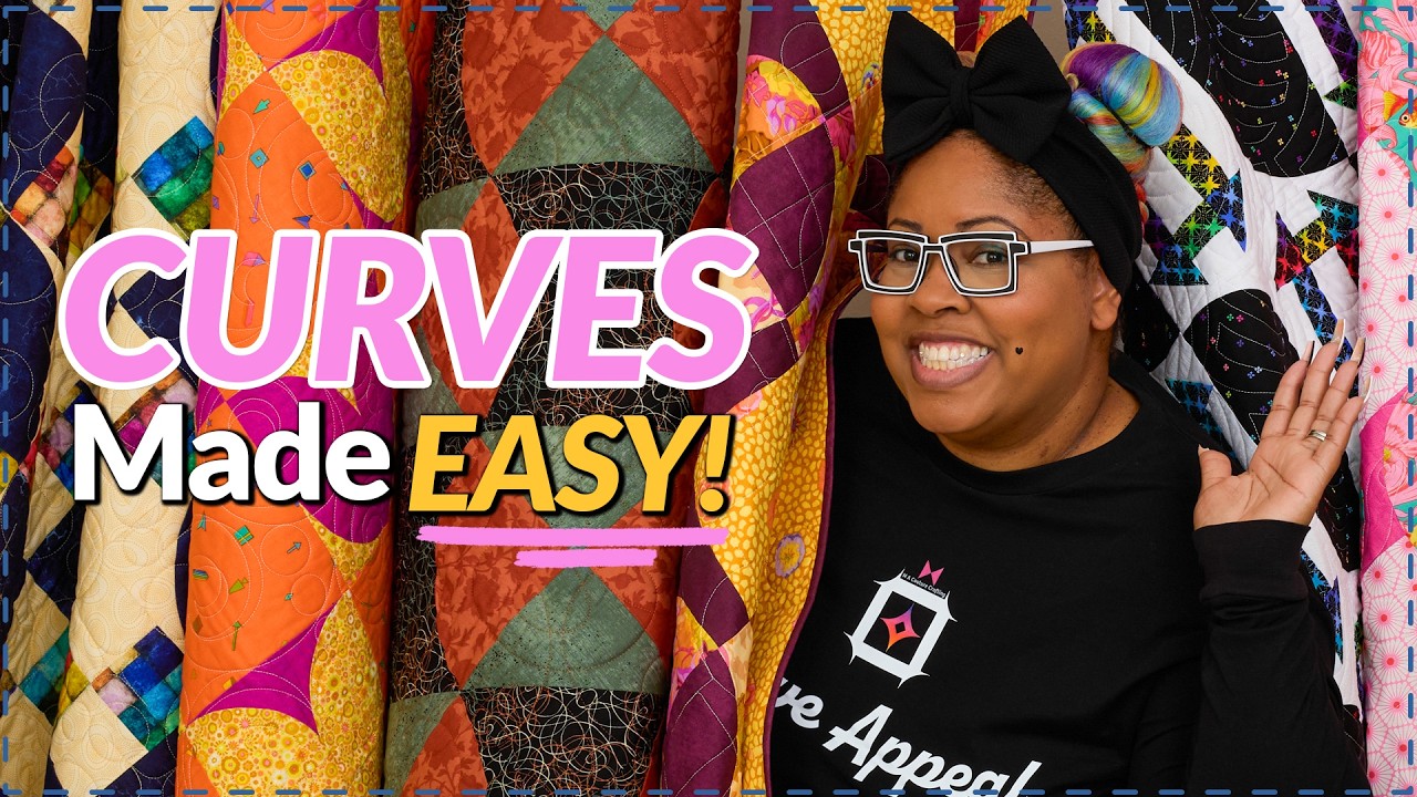 8 NEW Quilts with CURVES from Fabric Café! - YouTube