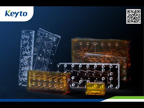 Keyto Products | High-precision Microfluidic & Bonded manifold - YouTube