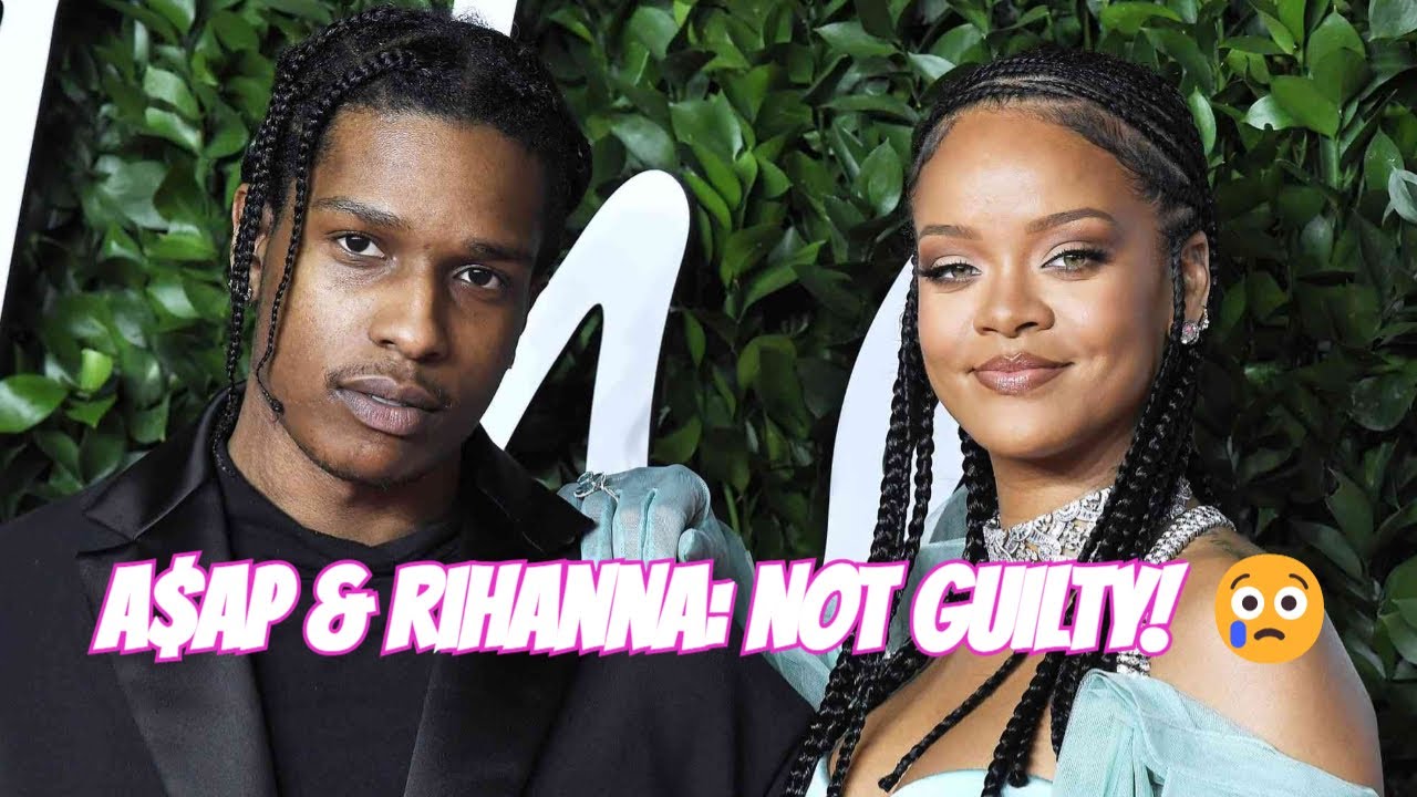 A$AP Rocky Comforts Crying Rihanna After NOT GUILTY Verdict - YouTube