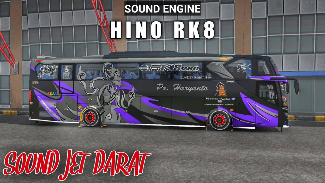 KODENAME SOUND ENGINE HINO RK8 JET DARAT BUSSID V3.7.1 SUPPORT ALL MOD ...