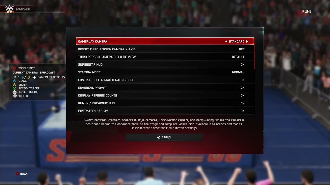 How to Change Camera Angle in WWE 2K25 - YouTube