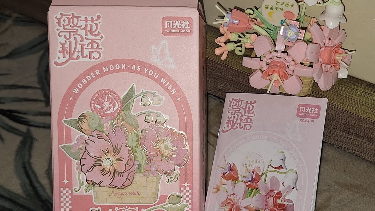 asmr box wonder moon flower brick 🌺 - YouTube