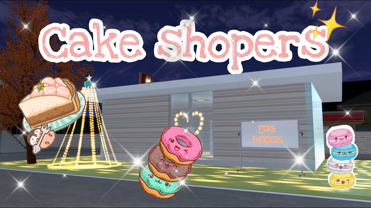 Review cake shop [sakura school simulator ] - YouTube