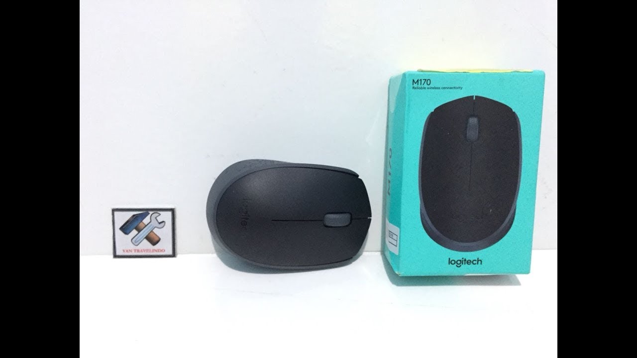 MOUSE WIRELESS TANPA KABEL HEMAT BATERAI LOGITECH DENGAN RECEIVER USB ...