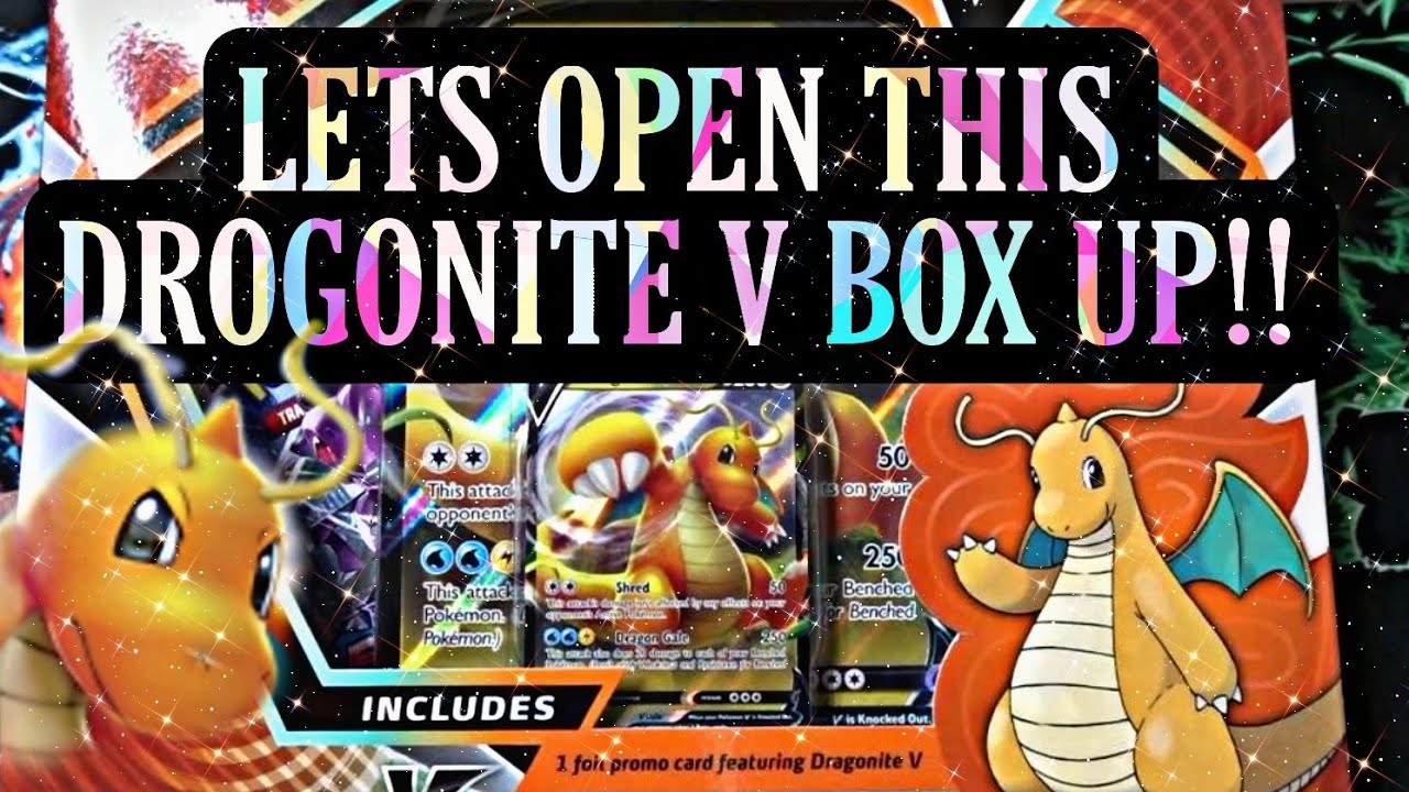 POKEMON TCG - LETS OPEN THIS DRAGONITE V BOX!!!! - YouTube
