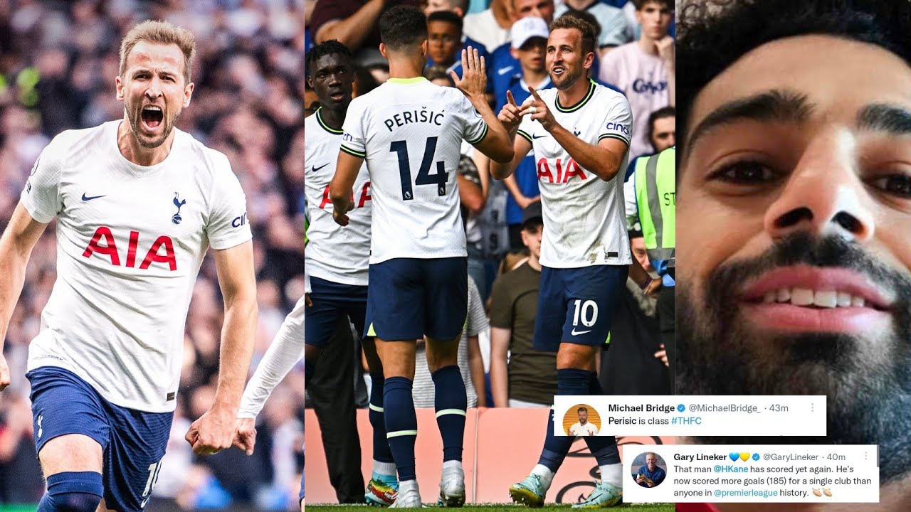 FOOTBALL WORLD REACT TO PERISIC SUPER ASSIST & HARRY KANE GOAL AGAINST ...