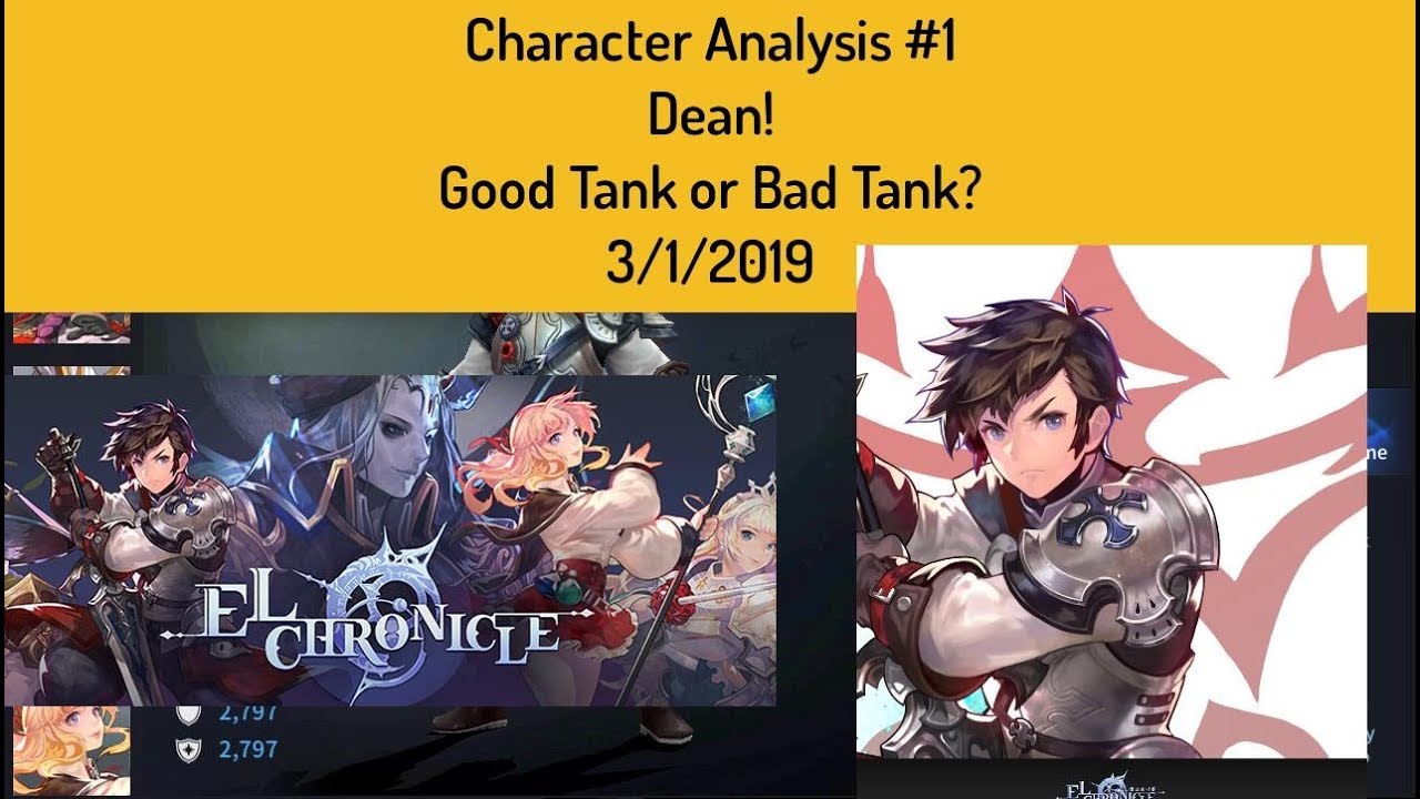 El Chronicle - Dean Character Analysis! #1 3/1/2019 - YouTube