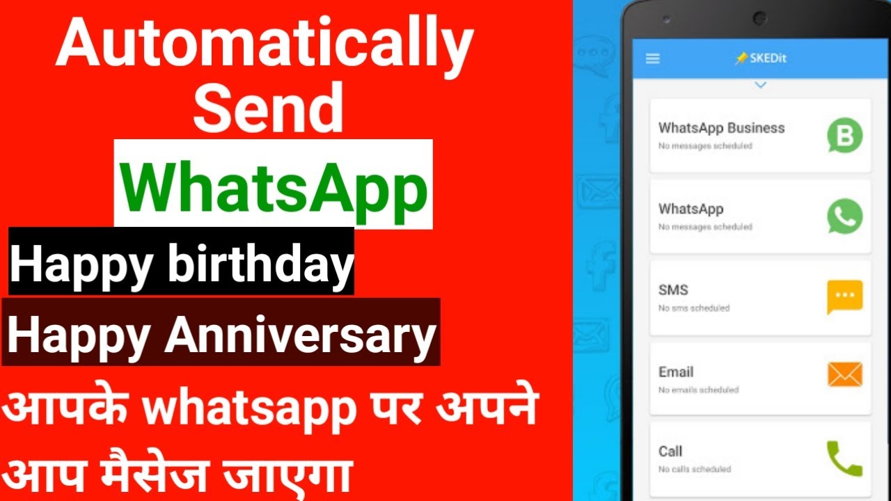 SKEDit Scheduling App: Schedule WhatsApp & WhatsApp Business Messages ...