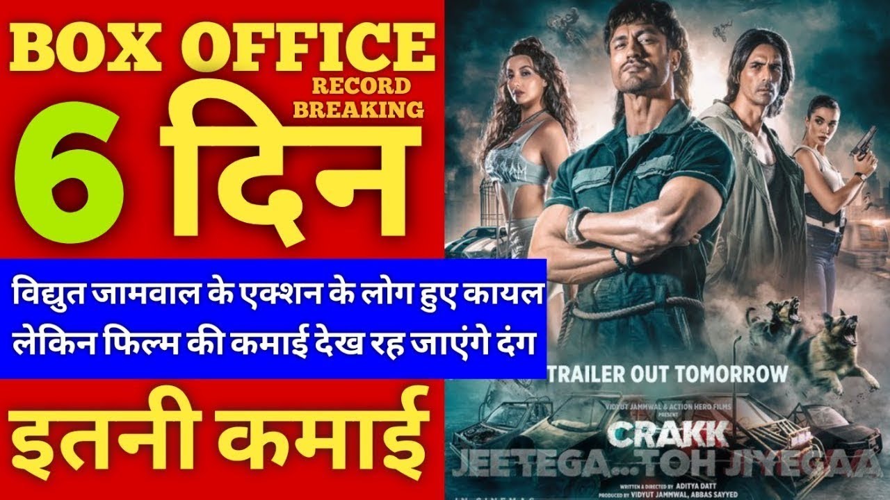 Crakk Box office Collection Budget verdict and IMDB RATING 6 Days ...