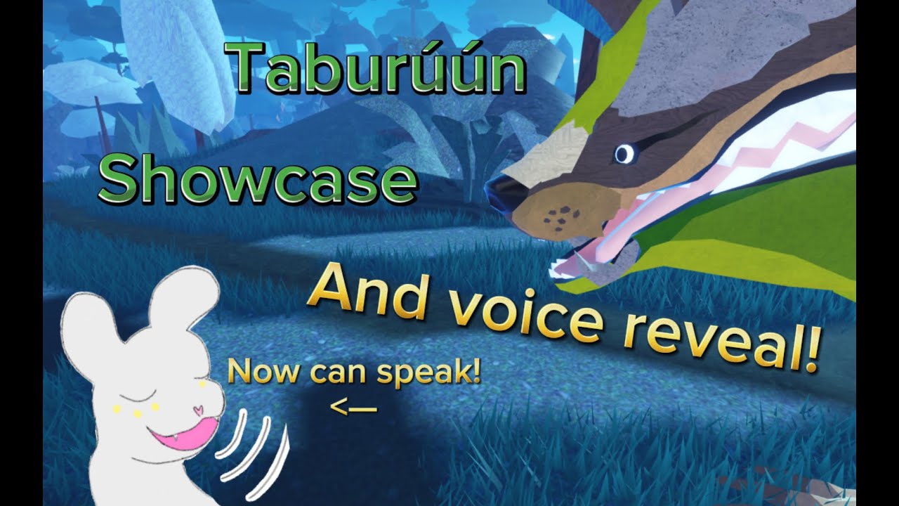Taburúún showcase and voice reveal! | Creatures of Sonaria - YouTube