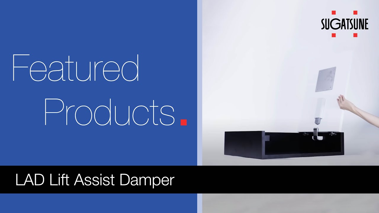 LAD Lift Assist Damper by Sugatsune - YouTube