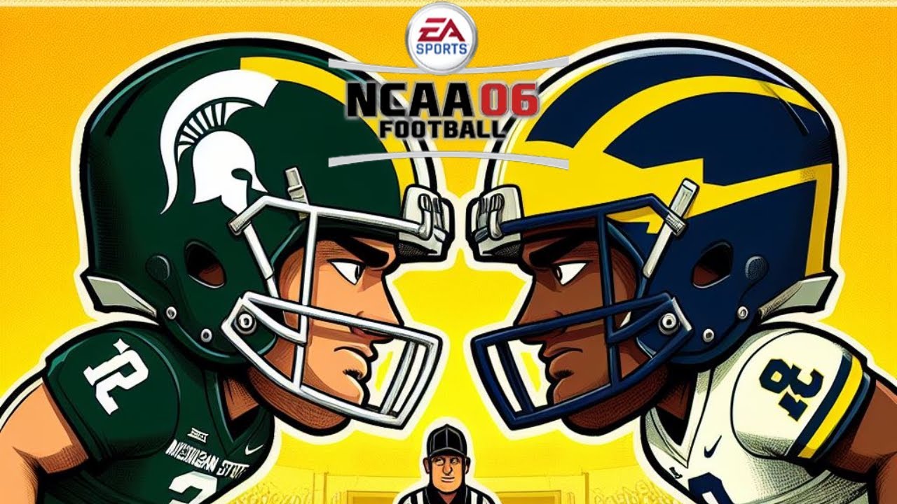 NCAA Football 06 | #12 Michigan State vs #9 Michigan | Week 9 Top 25 ...