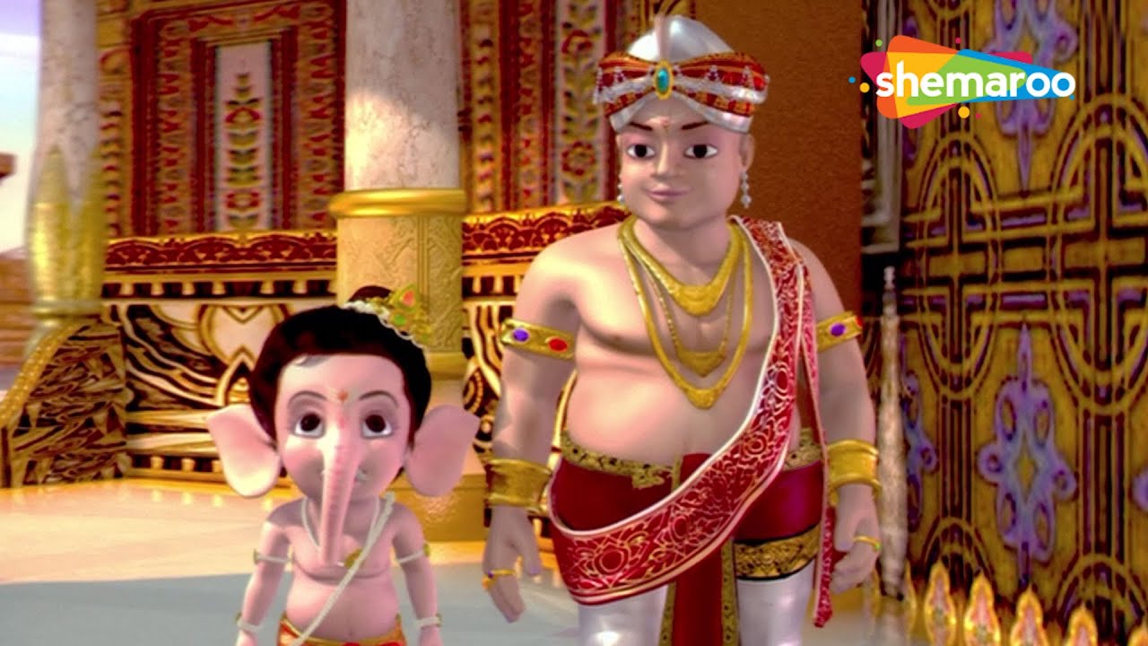 गणेश चतुर्थी स्पेशल :-देखिये बाल गणेश और कुबेर के दृश्य | Bal Ganesh ...