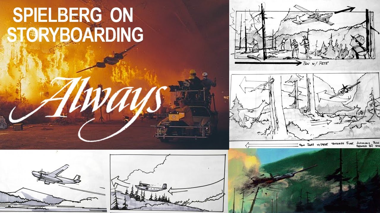 Spielberg on (NOT) storyboarding 'Always' (1989) and where to put the ...