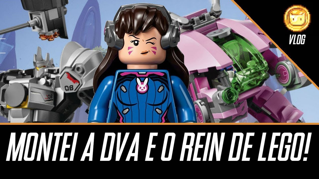 OVERWATCH LEGO Bonecos da Dva e Reinhardt | Aquele Cara - YouTube