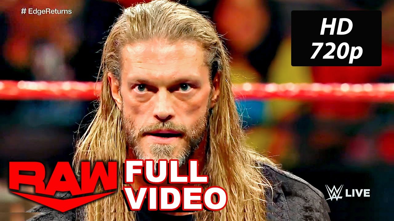 WWE Edge Returns Full Segment WWE Raw Jan. 27, 2020 HD Part 1/2 - YouTube