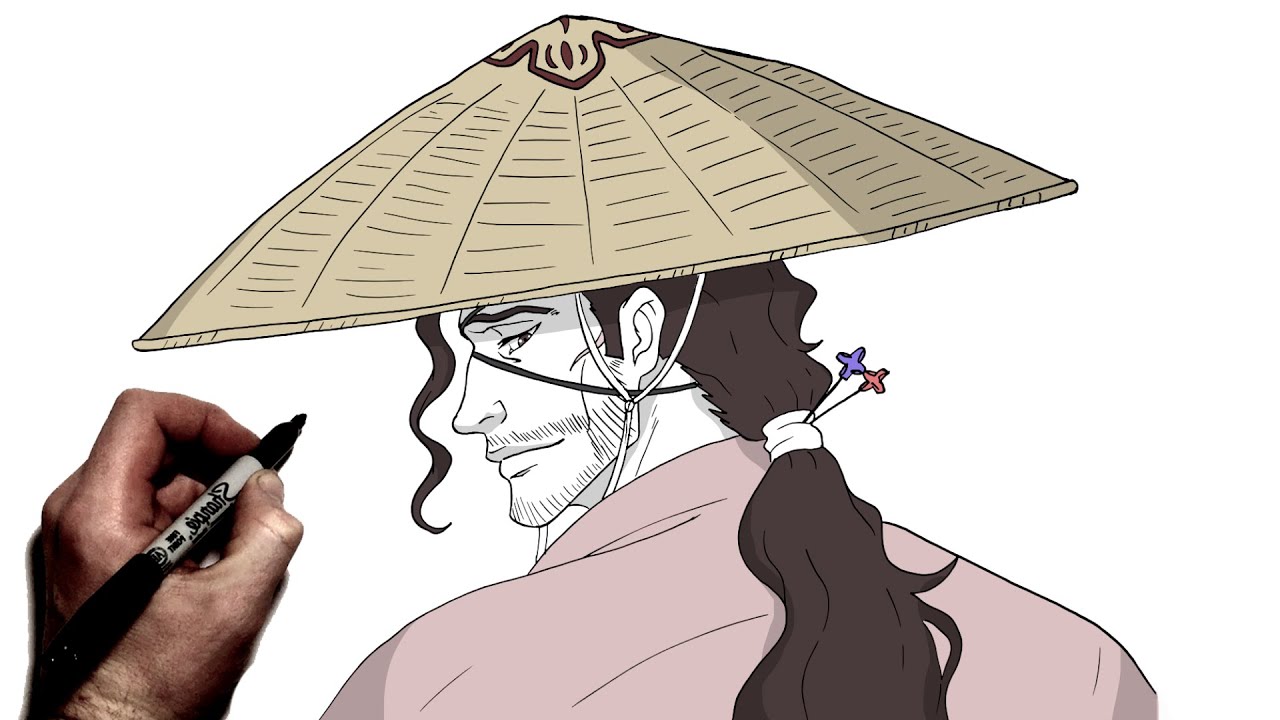 How To Draw Shinsui Kyoraku | Step By Step | Bleach TYBW - YouTube