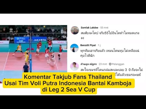 Komentar Takjub Fans Thailand Usai Tim Voli Putra Indonesia Bantai Kamboja di Leg 2 Sea V Cup 