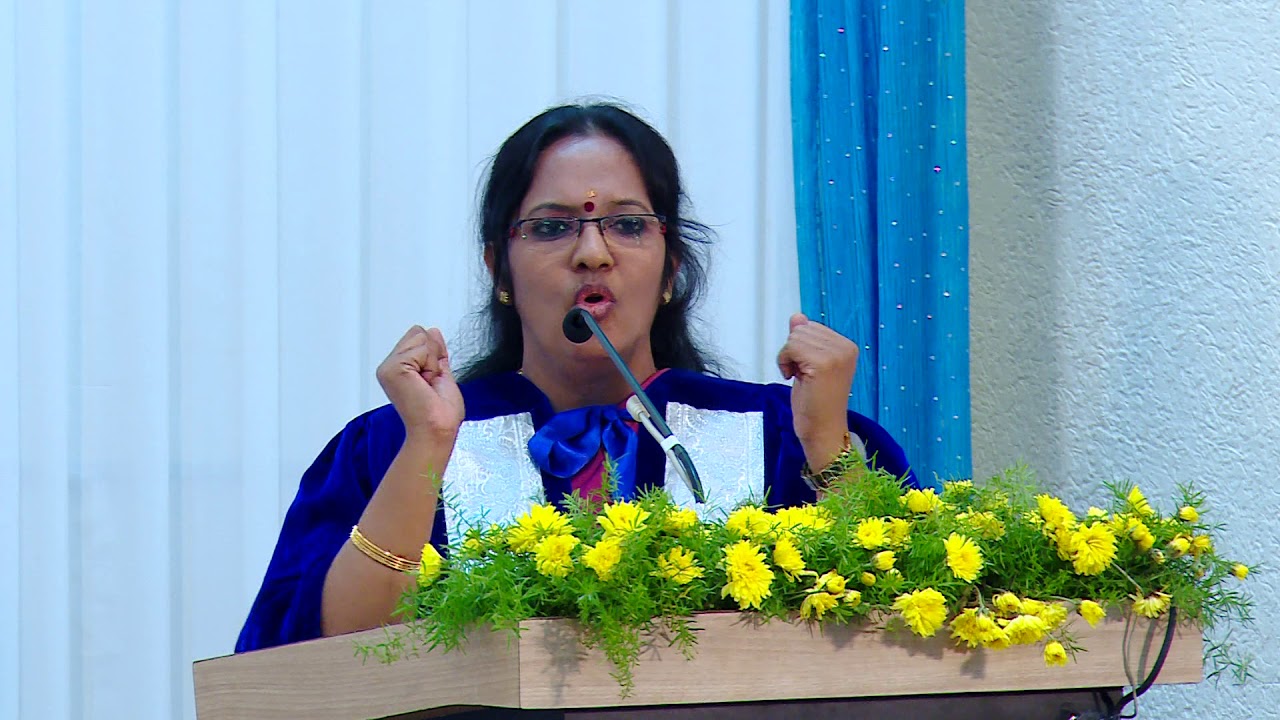 KPR MILL LTD Convocation Function-2018 Special Speaker Mrs .SHYAMALA ...