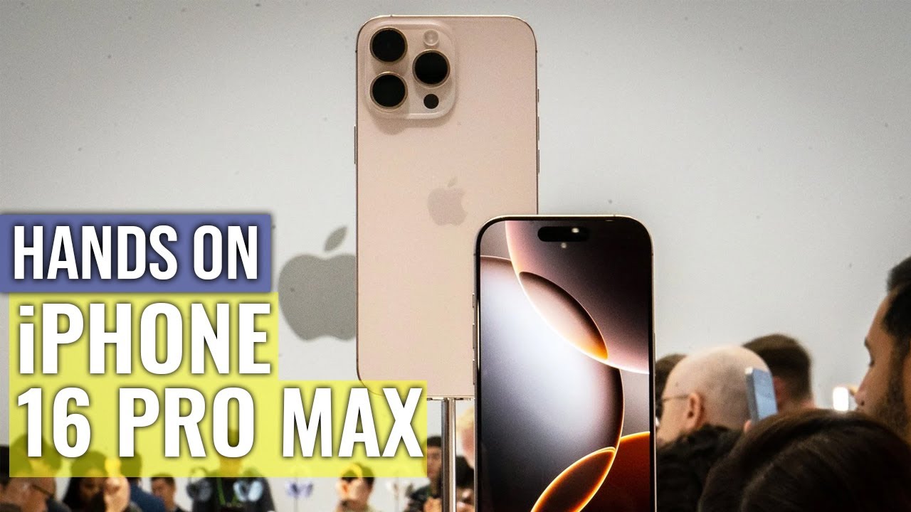 iPhone 16 Pro Max Hands-on: It's bigger, but is it better? - YouTube