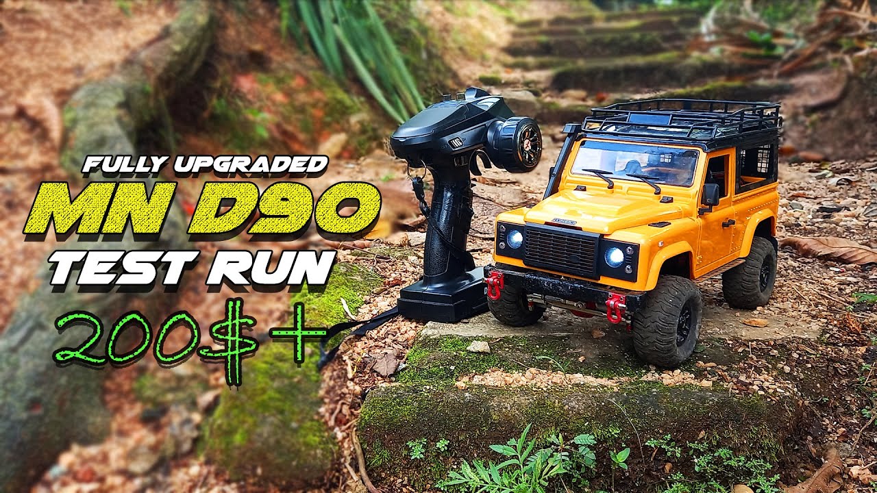 MN D90 Upgrade Full Metal | Test Run | Fully Proportional - YouTube