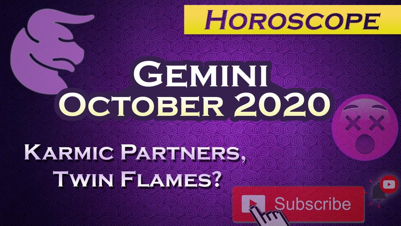 Gemini October 2020 Horoscope - YouTube