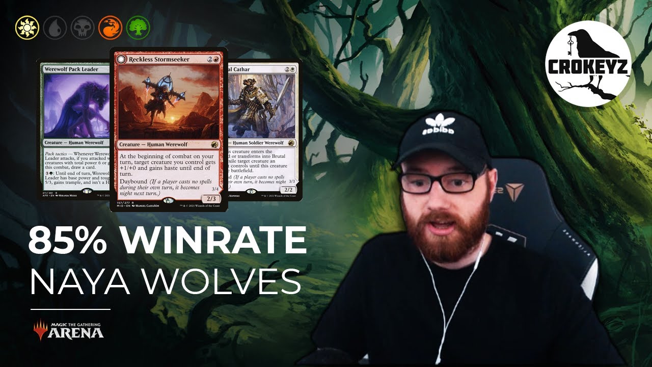 85% Winrate NAYA Wolves | CROKEYZ MTG Arena - YouTube
