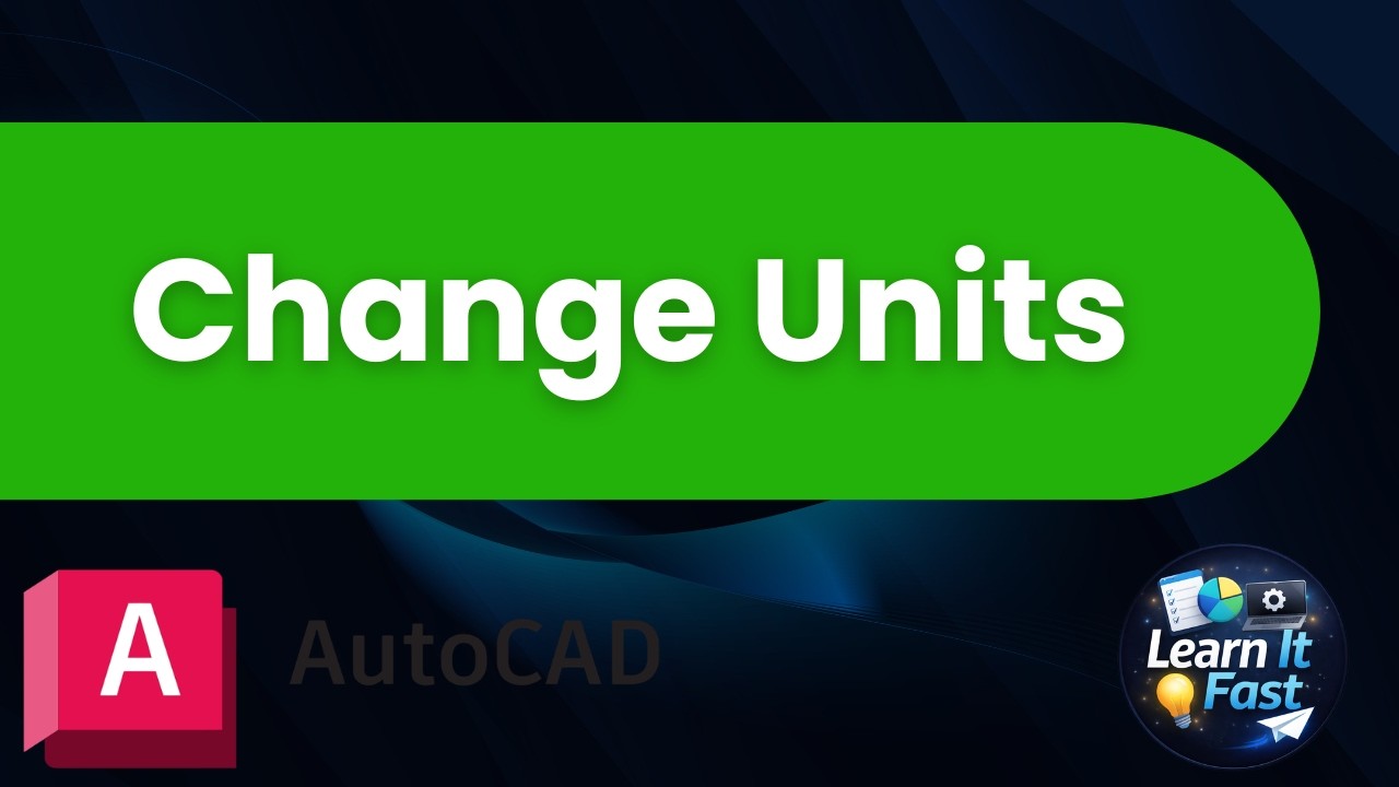 How to Change Units in AutoCAD Drawing (2026 Updated) - YouTube