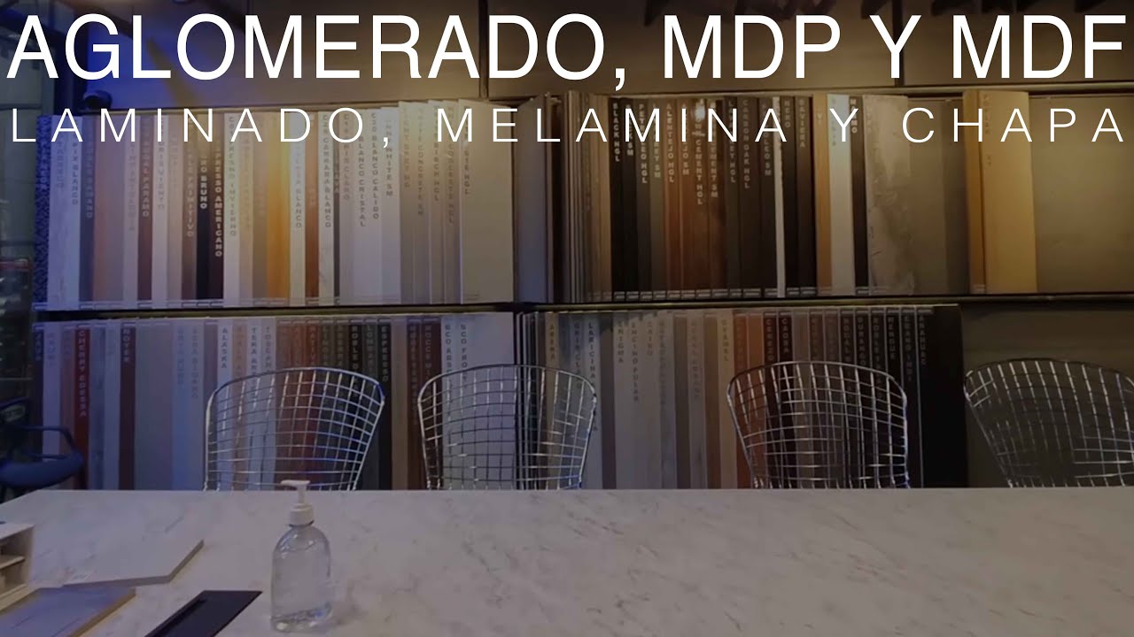 ¿QUÉ ES UN AGLOMERADO, UN MDP Y UN MDF? - YouTube