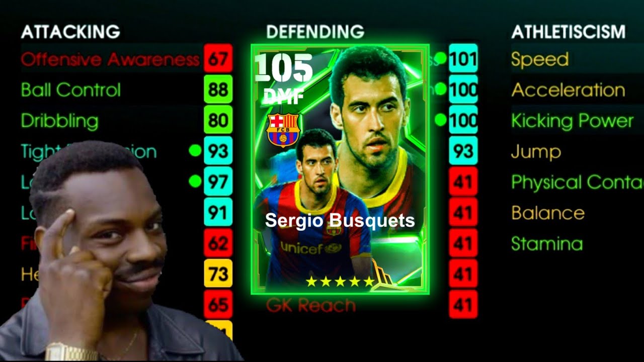 Sergio Busquets Epic Best Guide training | 105 overall with all manager ...