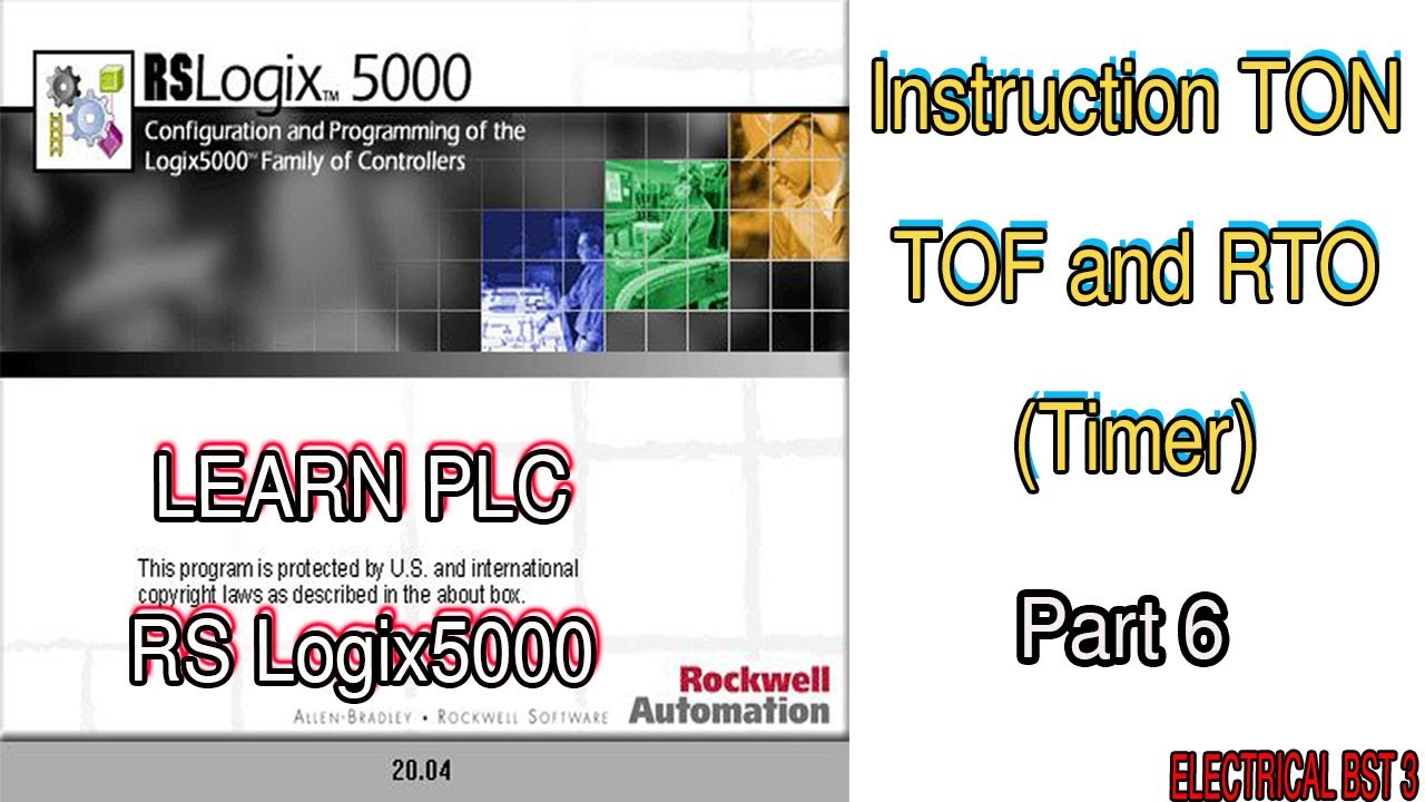 How to learn PLC RSLogix 5000 instruction Timer on/off part 6 ...